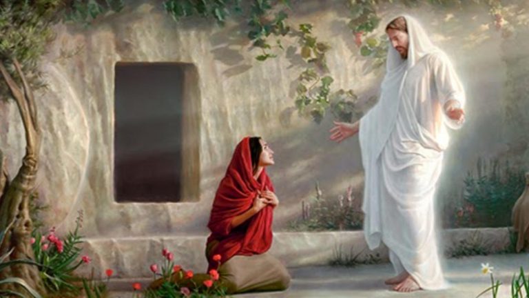 Maria s-a-ntors si ia spus Rabuni